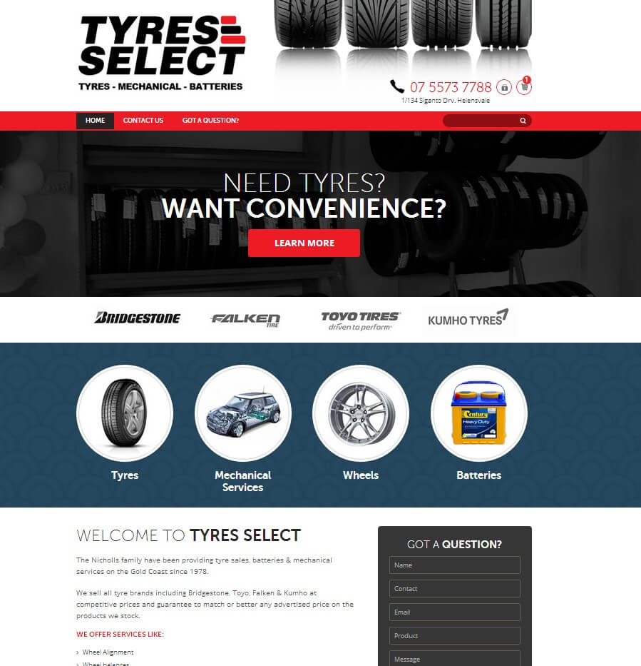 Gallery Showcase - Examples of some of VMA's Websites